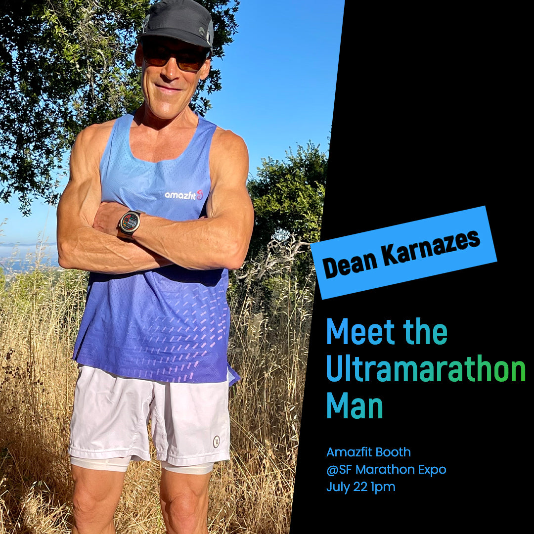 AMAZFIT TEAMS UP WITH ULTRA-MARATHON LEGENED DEAN KARNAZES FOR THE LAU