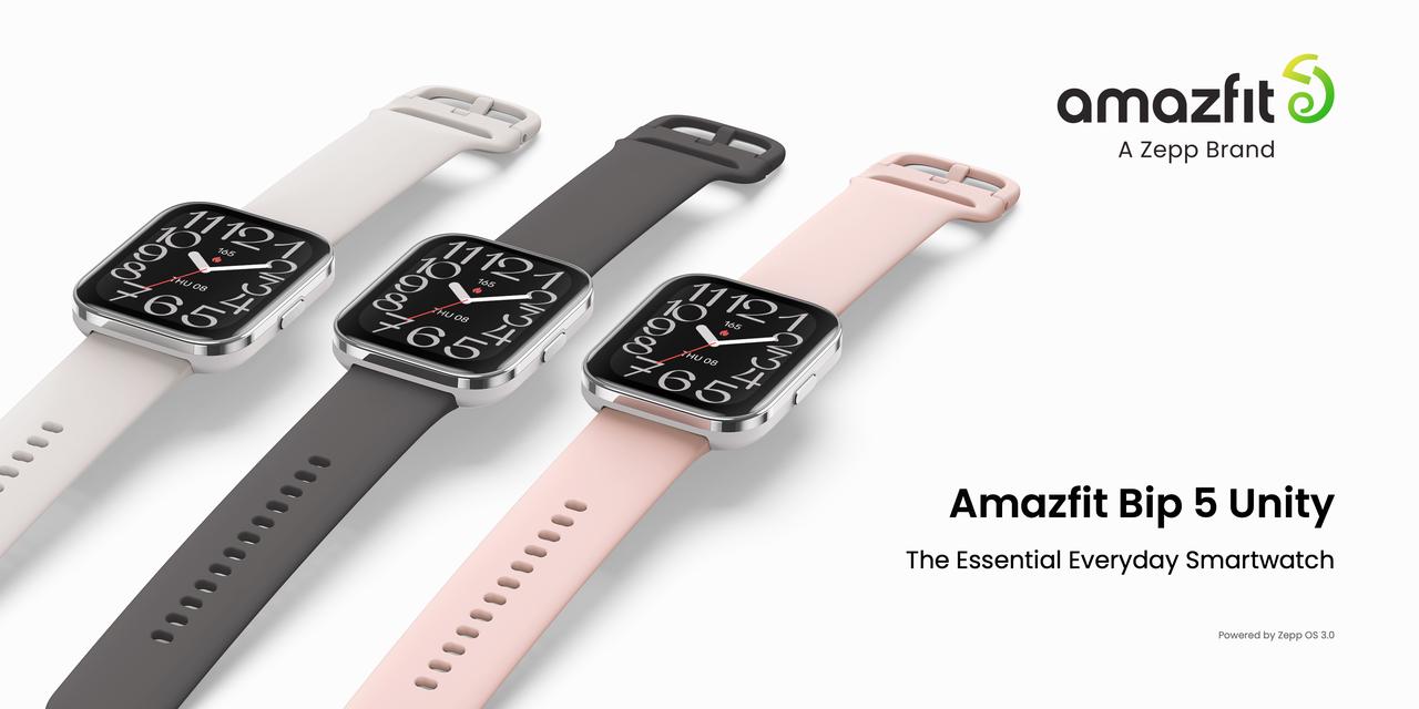 Zepp Health's Amazfit Unveils Bip 5 Unity: Elevating Health and Style