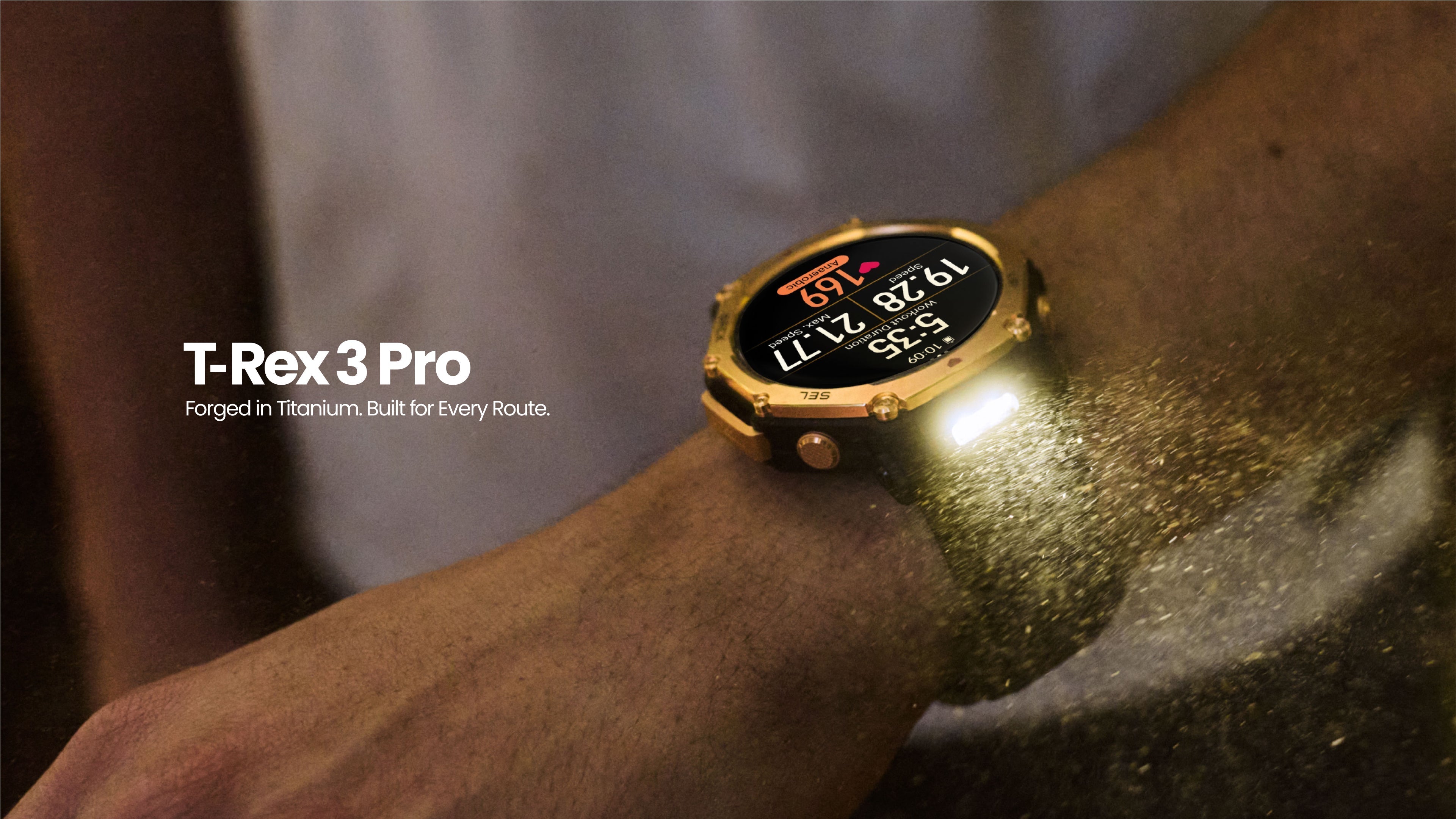 Forged in Titanium: Meet the Amazfit T-Rex 3 Pro