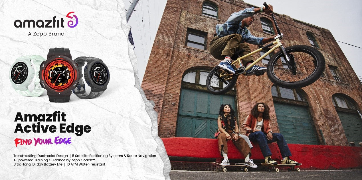 NEWLY-LAUNCHED AMAZFIT ACTIVE AND AMAZFIT ACTIVE EDGE INTRODUCE A STYL