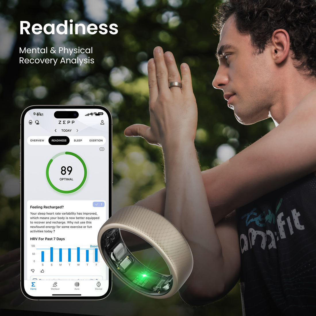Break Limits with Amazfit Helio Smart Ring