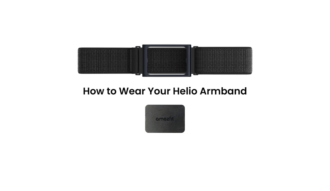 Amazfit Helio Strap Arm Band Accessory Strap (Black)